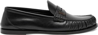 Saint Laurent leather loafers - Schwarz