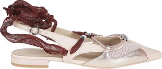 Pinko Pinko, Femme, Chaussures, Beige, Taille: 41 EU Ballerine Gianira 30