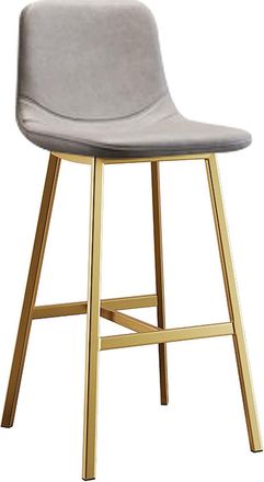 Generic Barhocker mit R&uuml;ckenlehne, 150 kg belastbar, aus PU-Leder, ideal f&uuml;r K&uuml;cheninseln; gepolsterte Barhocker mit Fu&szlig;st&uuml;tze; Esszimmerst&uuml;hle f&uuml;r die Bar