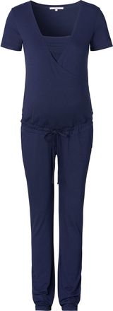 Noppies Damen Jumpsuit Driel Nursing Short Sleeve Overalls, Peacoat - P590, 40 EU