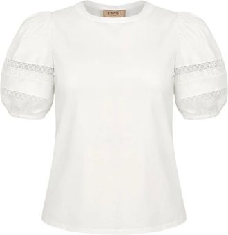 Twinset Femme, Tops, Blanc, Taille: 38 FR Chemises