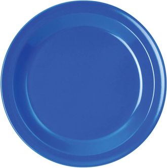 WACA 1924 Dessertteller Kunststoffteller Dm 195 mm, Farbe:blau