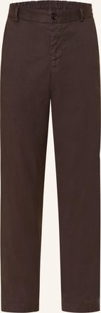 Joop Anzughose River Extra Slim Fit Mit Leinen braun