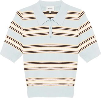 Reformation polo Campbell - Bleu