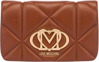 Love Moschino Femme, Sacs, Brun, Taille: ONE Size Smart Quilted Daily Bag