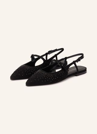 Kennel & Schmenger Slingballerinas Greta Mit Schmucksteinen schwarz