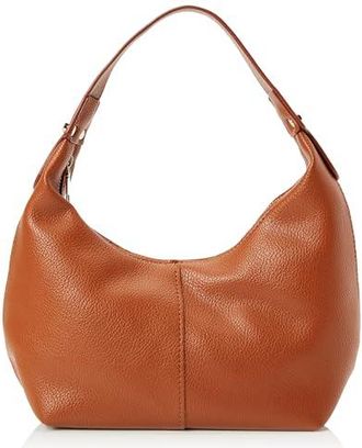 Felipa Sac à Main Croissant de Lune pour Femme, Pochette, Marron, Einheitsgröße