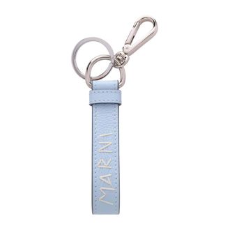 Marni Logo-Schl&uuml;sselanh&auml;nger mit Stickerei - - Accessories - Herren - Blau - ONE SIZE