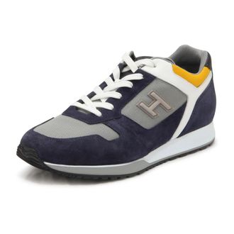 Hogan Homme, Chaussures, Bleu, Taille: 44 EU H321 Allacciato H Flock