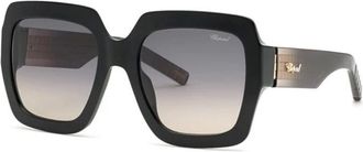 Chopard Femme, Accessoires, Noir, Taille: 55 MM Sch363M Lunettes de soleil