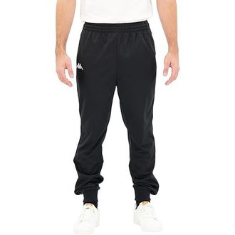 Kappa Herren Trackoria Graphik Hose, weiß, XXL