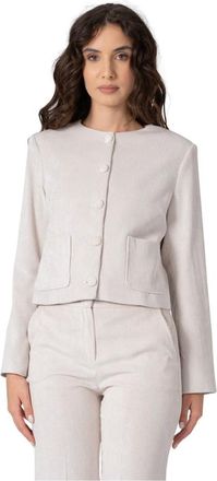 Kocca Femme, Vestes, Beige, Taille: 42 FR Veste Velux