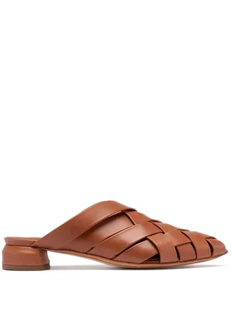 Officine Creative mules en cuir - Marron