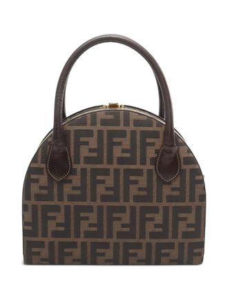 Fendi 2000 Shopper mit Zucca-Muster - Braun