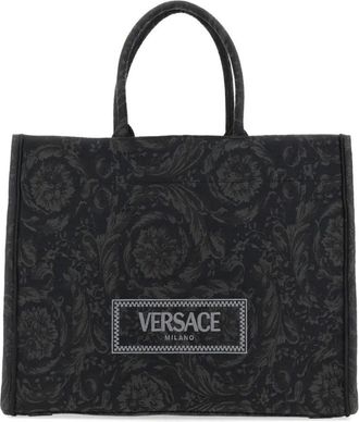 Versace Shopper & Totes - Large Shopper Bag Athena Baroque - Gr. unisize - in Schwarz - für Damen