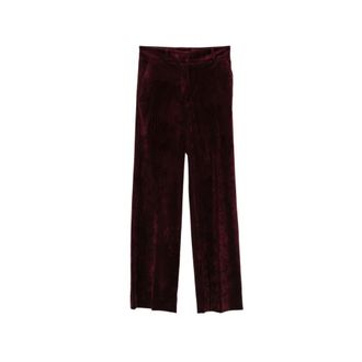 Antonelli Prunelli Cord-Hose - - Trousers - Damen - Rot - XS