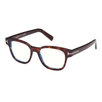 Tom Ford unisex, Accessoires, Brun, Taille: 52 MM Square Optical Frame