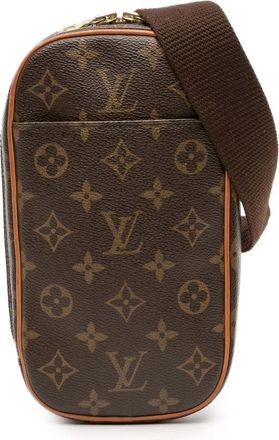 Louis Vuitton Hobo Bags - Monogram Pochette Gange - Gr. unisize - in Braun - f&uuml;r Damen