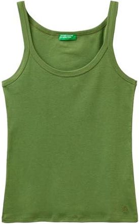 Benetton Débardeur 3ga2e8397 Tricot, Vert forêt 2g3, Medium Femme