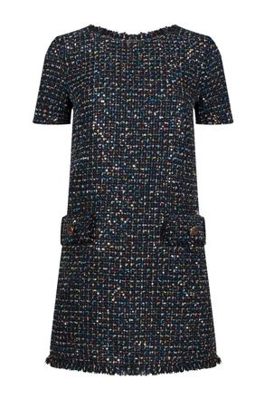 19V69 Damen Mora Black Formales Kleid, Schwarz, M