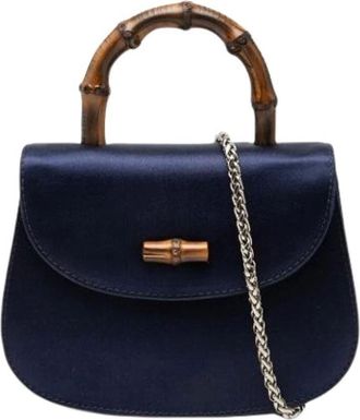 Gucci Pre-owned Bamboo Night - Femme - Pre-owned - Bleu - Taille: ONE Size