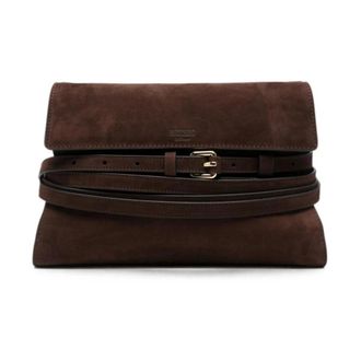 Moschino Calf Suede Crossbody - - Bags - Damen - Braun - ONE SIZE