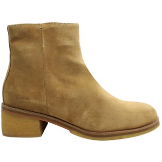 Clarks Amara Crepe Damen Tan Stiefeletten
