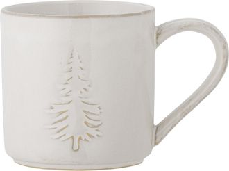 Bloomingville Winter Tasse, Natur, Steingut, T8,5xH8,5 cm, 300 ml