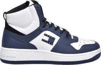 Tommy Jeans Homme, Chaussures, Multicolore, Taille: 43 EU Retro Basket Mid