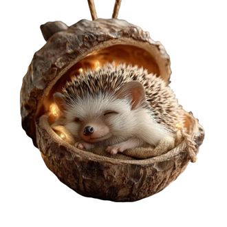 Generico Weihnachtsbaum-Tier: Rahmen in Waldform, kreative Weihnachtsszenen, bezaubernde saisonale Dekorationseinheit, Winterdekoration