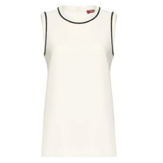 Max Mara Femme, Tops, Blanc, Taille: 40 FR D&eacute;bardeur