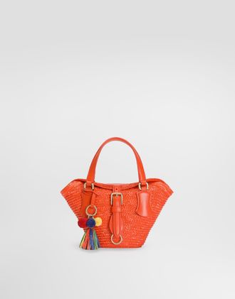 Dolce & Gabbana Raffia Coffa Capri - Frau Shopper Multicolor Onesize