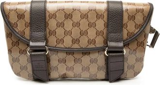 Gucci unisex, Pre-owned, Brun, Taille: ONE Size Sac Banane Vintage en Toile Monogramme doccasion