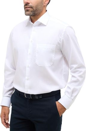 Eterna Male Original Shirt unifarben Comfort FIT 44_H_1/1, 1/1, weiß