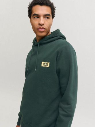 Jack & Jones Kapuzensweatshirt JJRUSH SWEAT HOOD Baumwollmischung, regular fit
