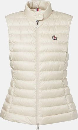 Moncler Veste doudoune sans manches &agrave; logo