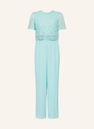 s.Oliver S.Oliver Red Jumpsuit Mit Spitze Und Plissees blau