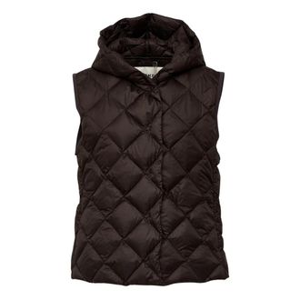 Max Mara Wasserabweisende Steppweste - - Jackets - Damen - Braun - XS
