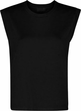 Dondup Femme, Tops, Noir, Taille: 40 FR Girocollo Regular in Jersey