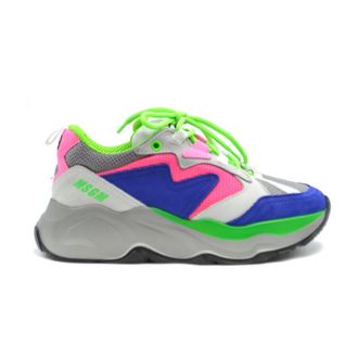Msgm Low Sneakers - - Shoes - Damen - Blau - 37 EU