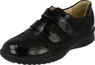 Finn Comfort Desenzano Knautschlack schwarz Gr. 42,5