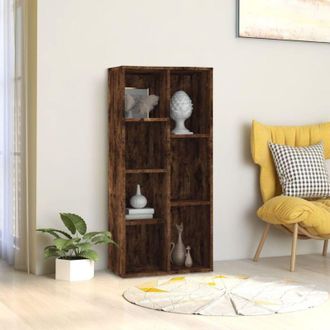 vidaXL Armoire &agrave; livres Ch&ecirc;ne fum&eacute; 50x25x106 cm Vidaxl