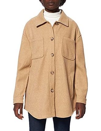 Vila Vila VIKIMMI Shirt L/S Jacket-Noos, OEil de Tigre, XXL Femme