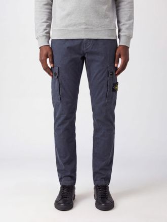 Stone Island Cargohose aus Bio-Stretch-Baumwolle mit Compass-Logo