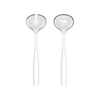 Guzzini Couverts &Agrave; Salade Dolcevita, Bio-Based Plastic, Mother of pearl, 28x10xh2, Blanc