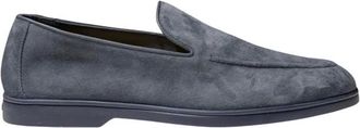 Doucal's Homme, Chaussures, Bleu, Taille: 44 1/2 EU Mocassins en Su&egrave;de