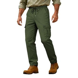 Generic Pantalon de randonn&eacute;e pour homme - Pantalon dext&eacute;rieur l&eacute;ger pour homme - Imperm&eacute;able - S&eacute;chage rapide - Pantalon de travail - Pantalon de camping - P