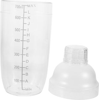 Valiclud Transparenter Cocktail Shaker Mit Messskala Und Auslaufsicherem Design Dicker Trinkmixbecher Für Kalte Getränke Für Bars Milchtee-shops Und Zuhause