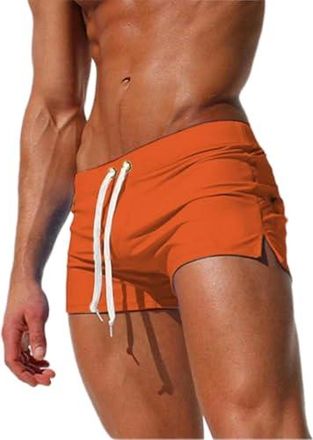 Generic HUIWDP Short de bain respirant &agrave; s&eacute;chage rapide avec poche arri&egrave;re et fermeture &eacute;clair pour homme, A3, XXL