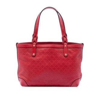 Gucci Sac cabas en cuir Pre-owned - Femme - Pre-owned - Rouge - Taille: ONE Size
